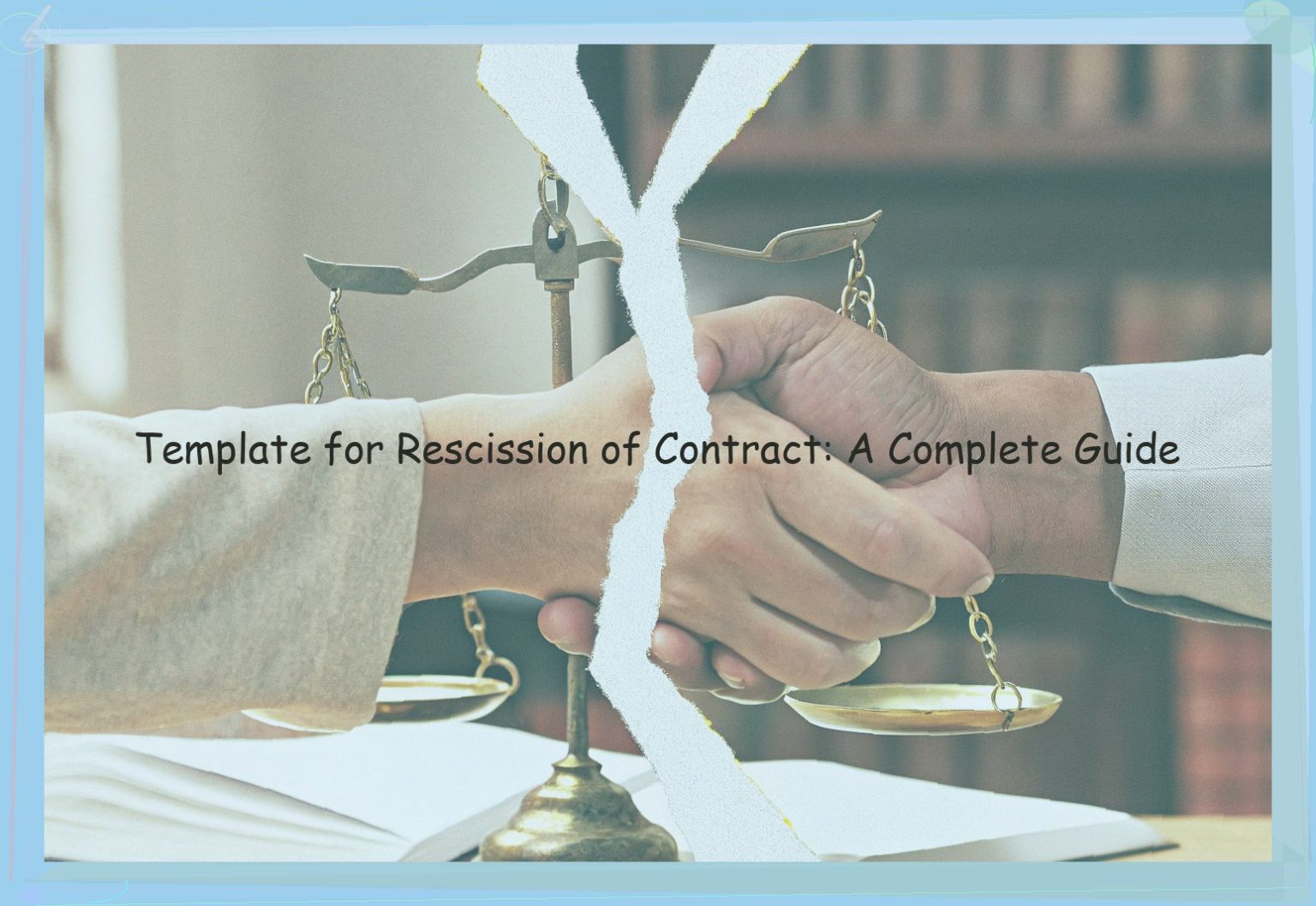 Template for Rescission of Contract: A Complete Guide - Rights Navigator