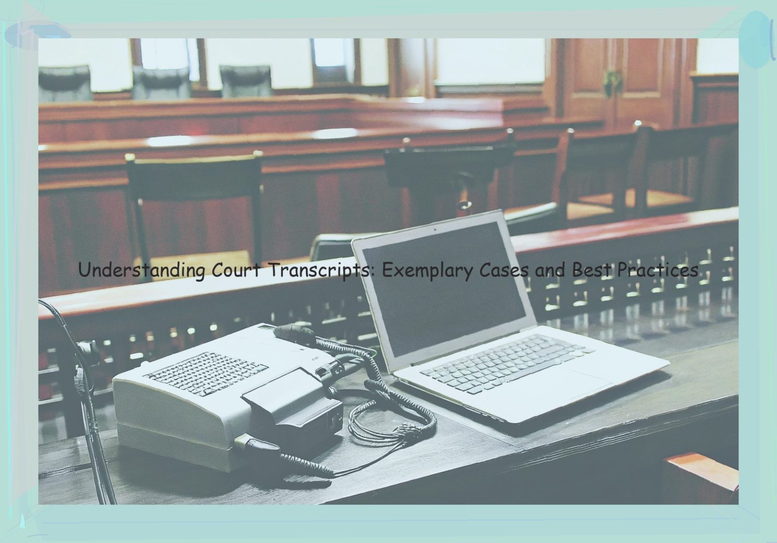 Understanding Court Transcripts: Exemplary Cases and Best Practices ...